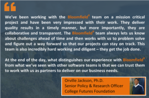 BloomfieldX – A Data & Analytics Solution Provider